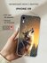 Силиконовый чехол на Apple iPhone XR / Айфон XR с принтом "Воющий волк"