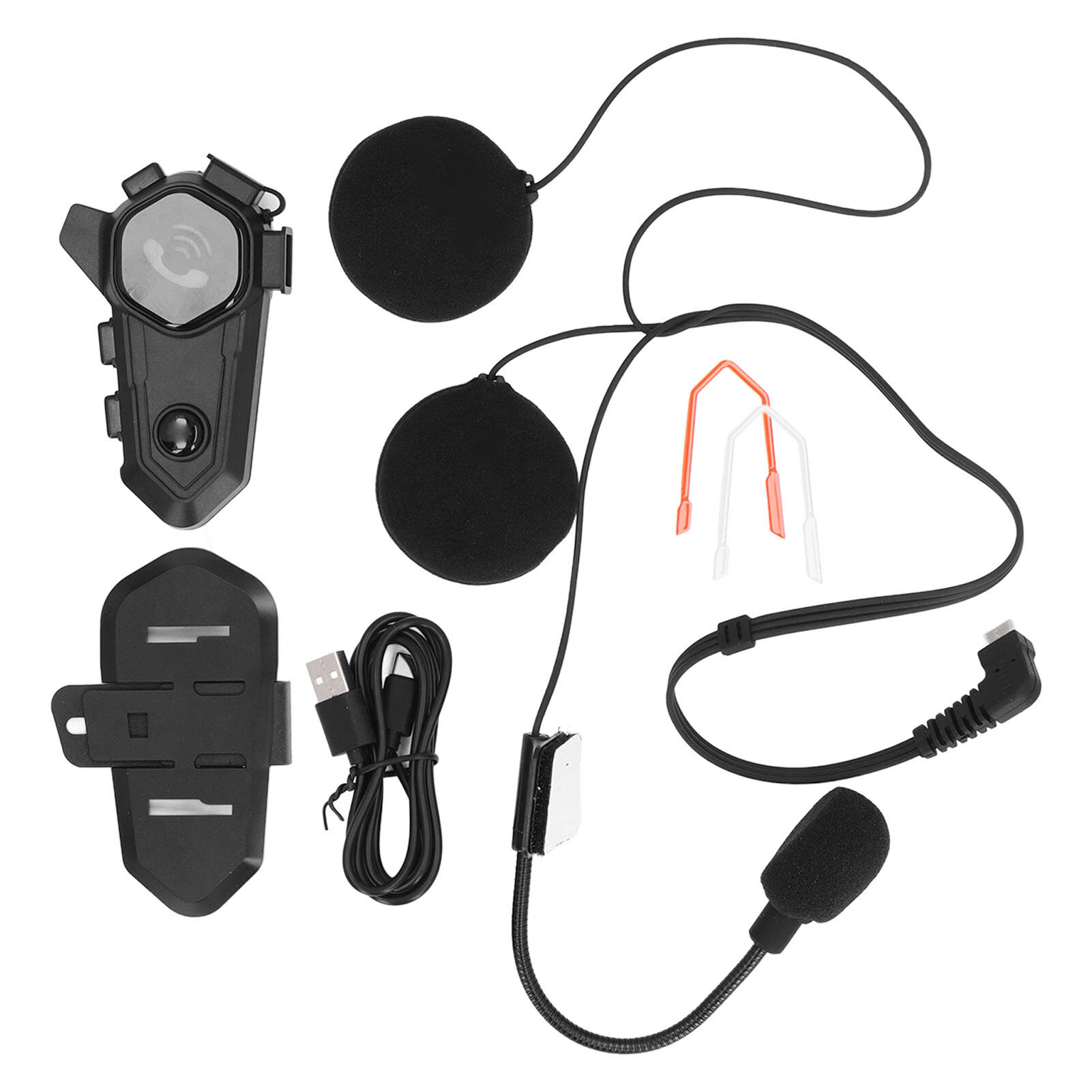 Мотошлем гарнитура DSP шумодав IP67