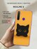 Силиконовый чехол на Realme 5 / Реалми 5 с принтом "Контрастный котик"