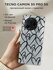 Чехол на Tecno Camon 30 Pro 5G / Текно Камон 30 Про 5G с принтом "Hearts doodle ...