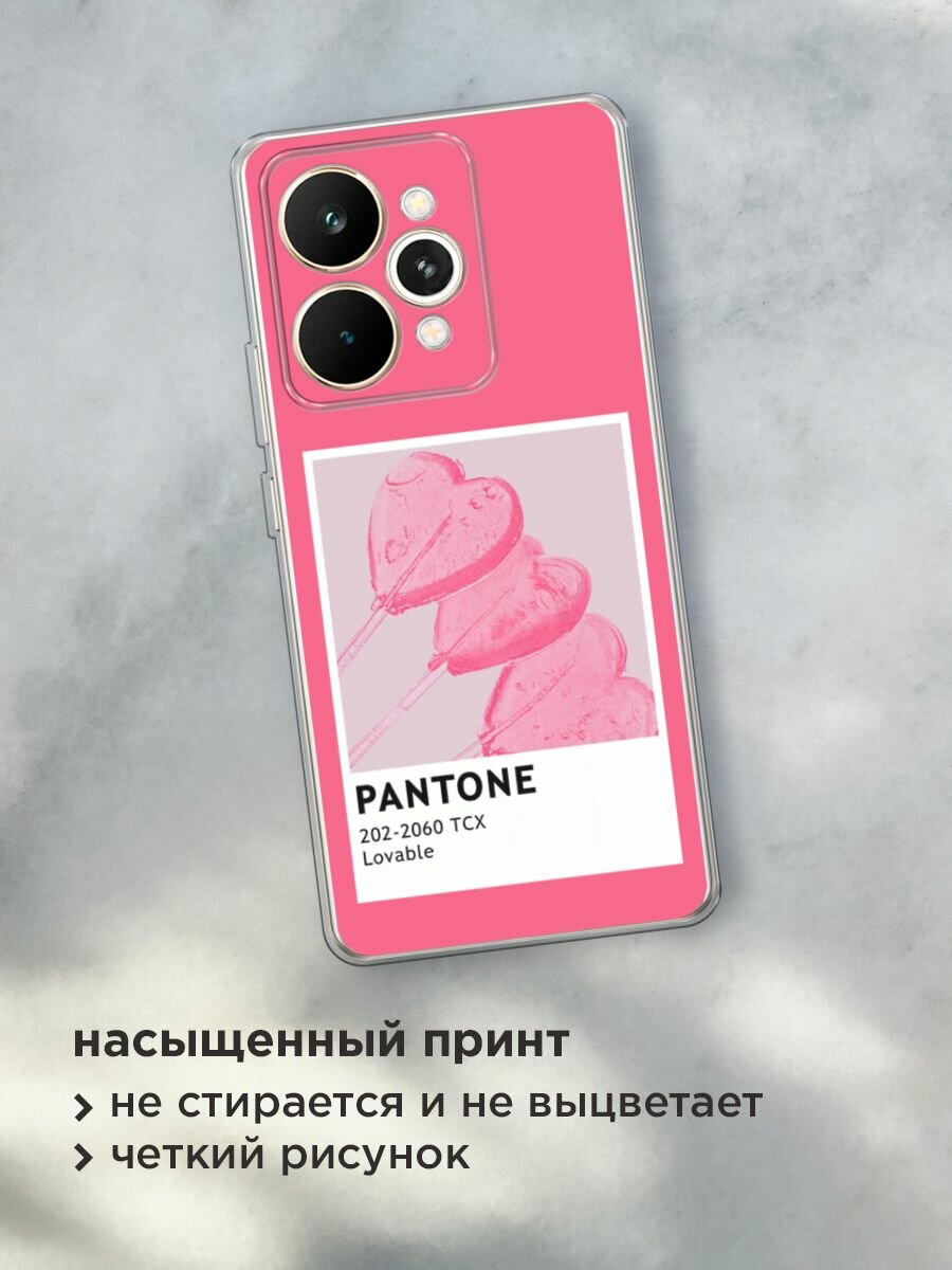 Чехол на Realme 15 Pro / Реалми 15 Про с принтом "Pantone Lovable 1 - 14 февраля" — фото 1