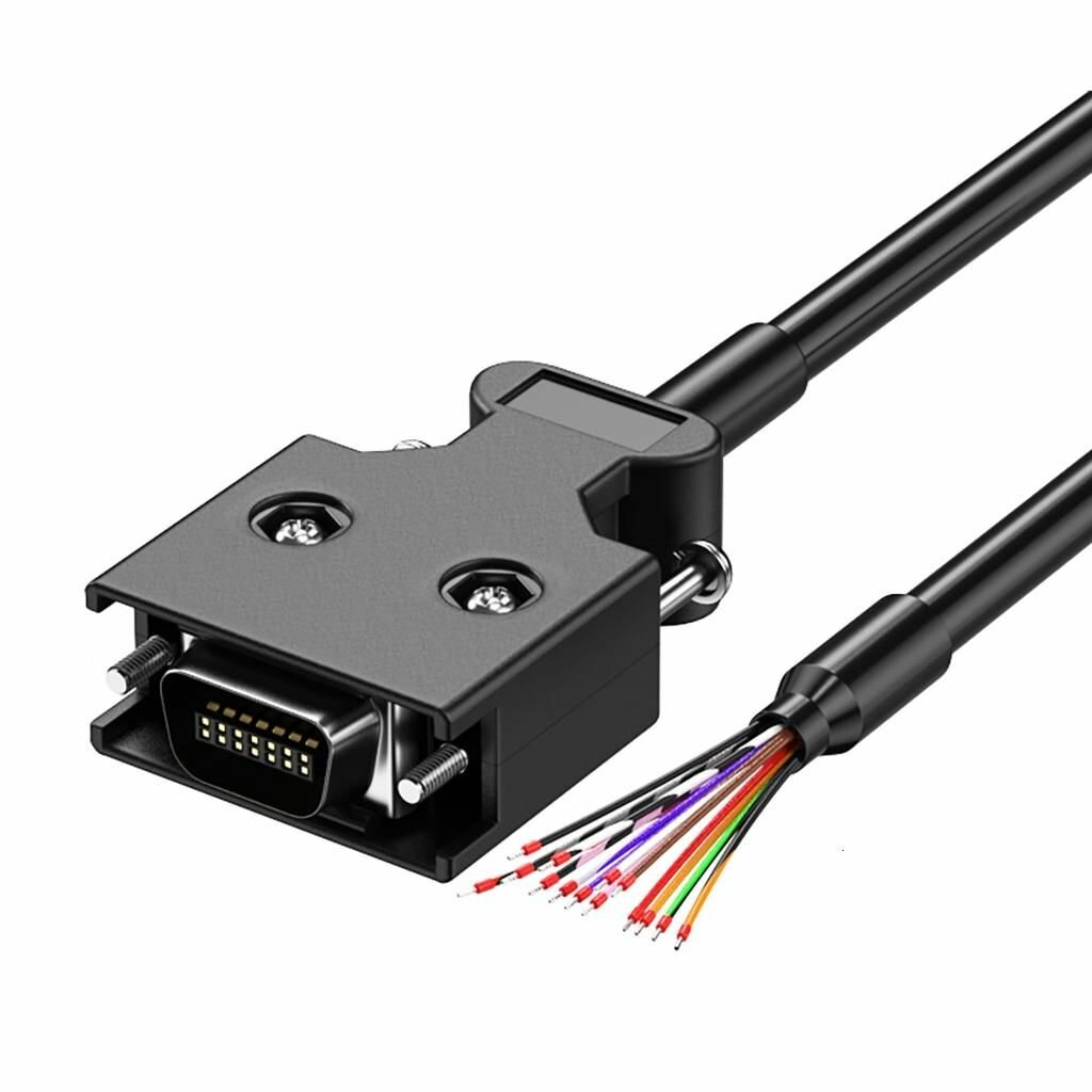 Кабель передачи данных SCSI с отжиманием терминала/винтовой блокировки, 28AWG Single Head CN14P-CN50P, 0.5m - Тип винта CN14P