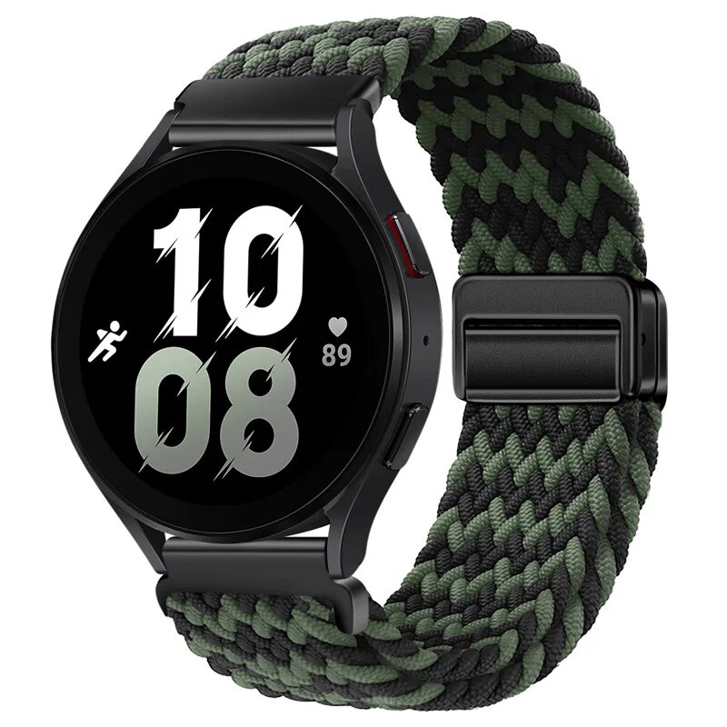 Ремешок для OnePlus Watch 3/2 2R, Black green, 46 мм
