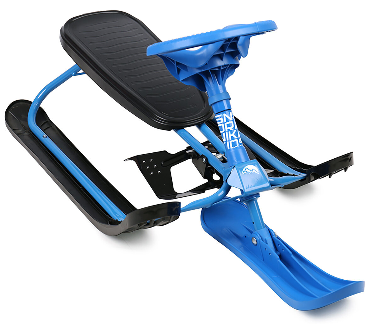 Снегокат Nika Игрушка Тимка, спорт ТСП/1, черный/голубой