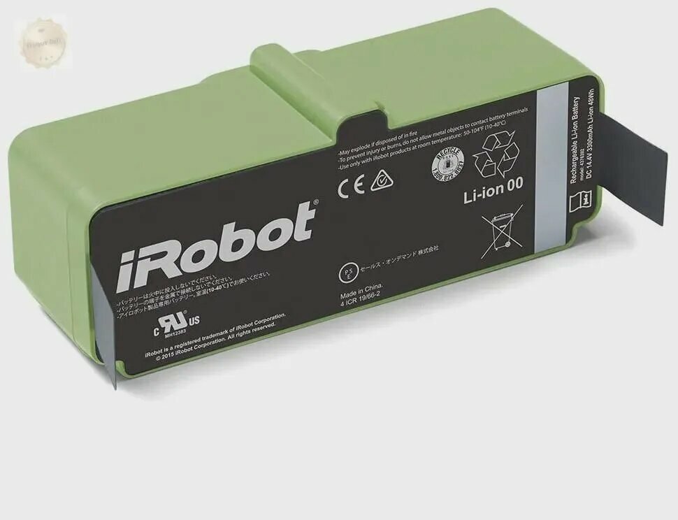 Аккумуляторная батарея iRobot для Roomba Li-ion 3500 mAh зеленая