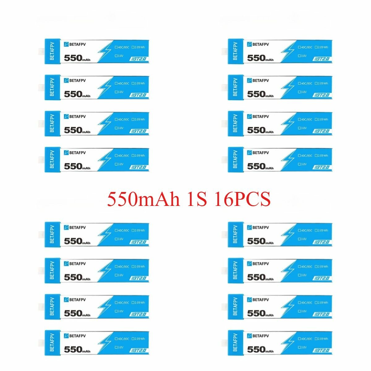 BETA BT2.0 550mAh 450mAh 300mAh 1S Батарейки для игрушечных аксессуаров