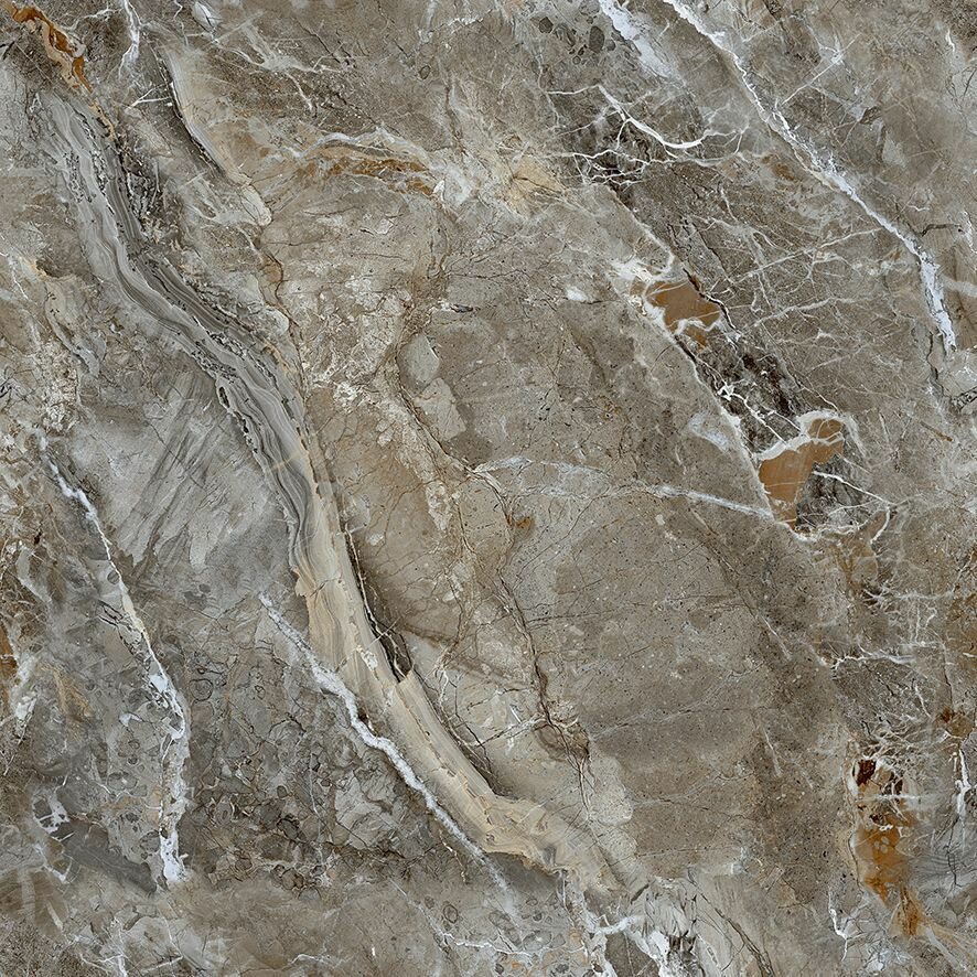 Ceradim Керамогранит Ocean Singular Graphite графитовый полир 60x60 7,7 мм (цена за 1.44 м2)