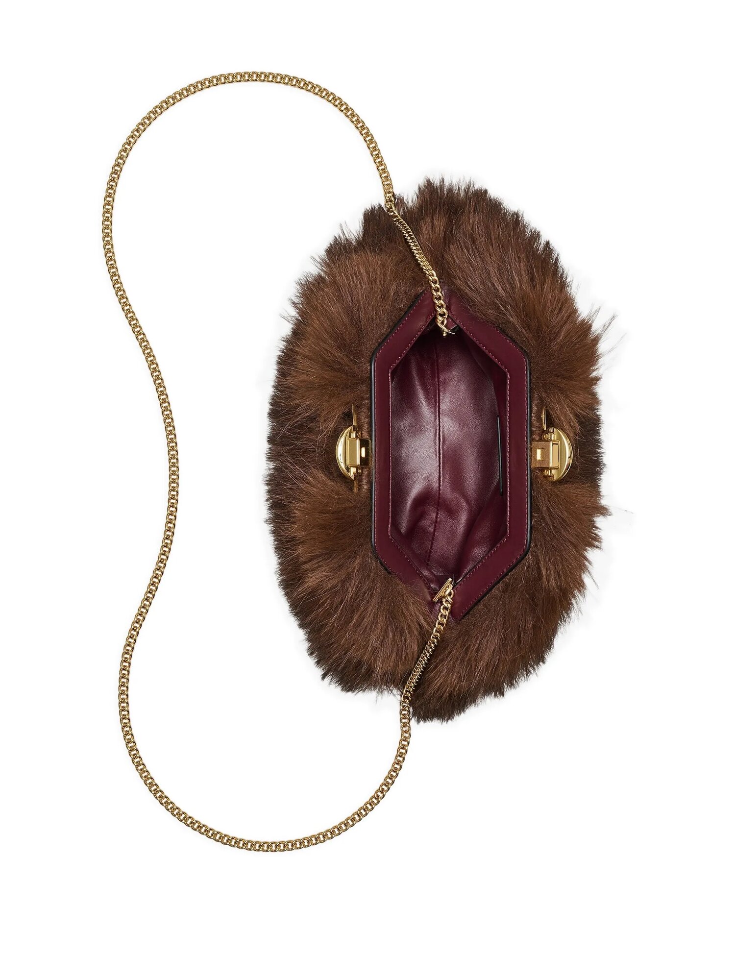 Сумка MARC JACOBS Claw Clip, brown — фото 1
