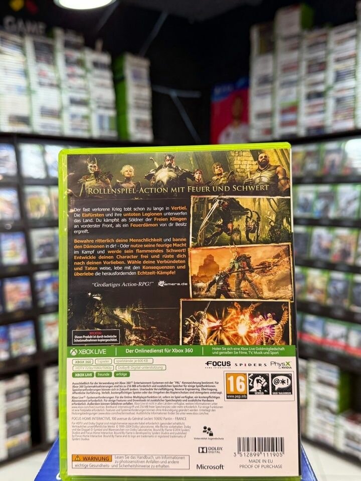 Игра Bound by Flame (Xbox 360) (Box) — фото 1