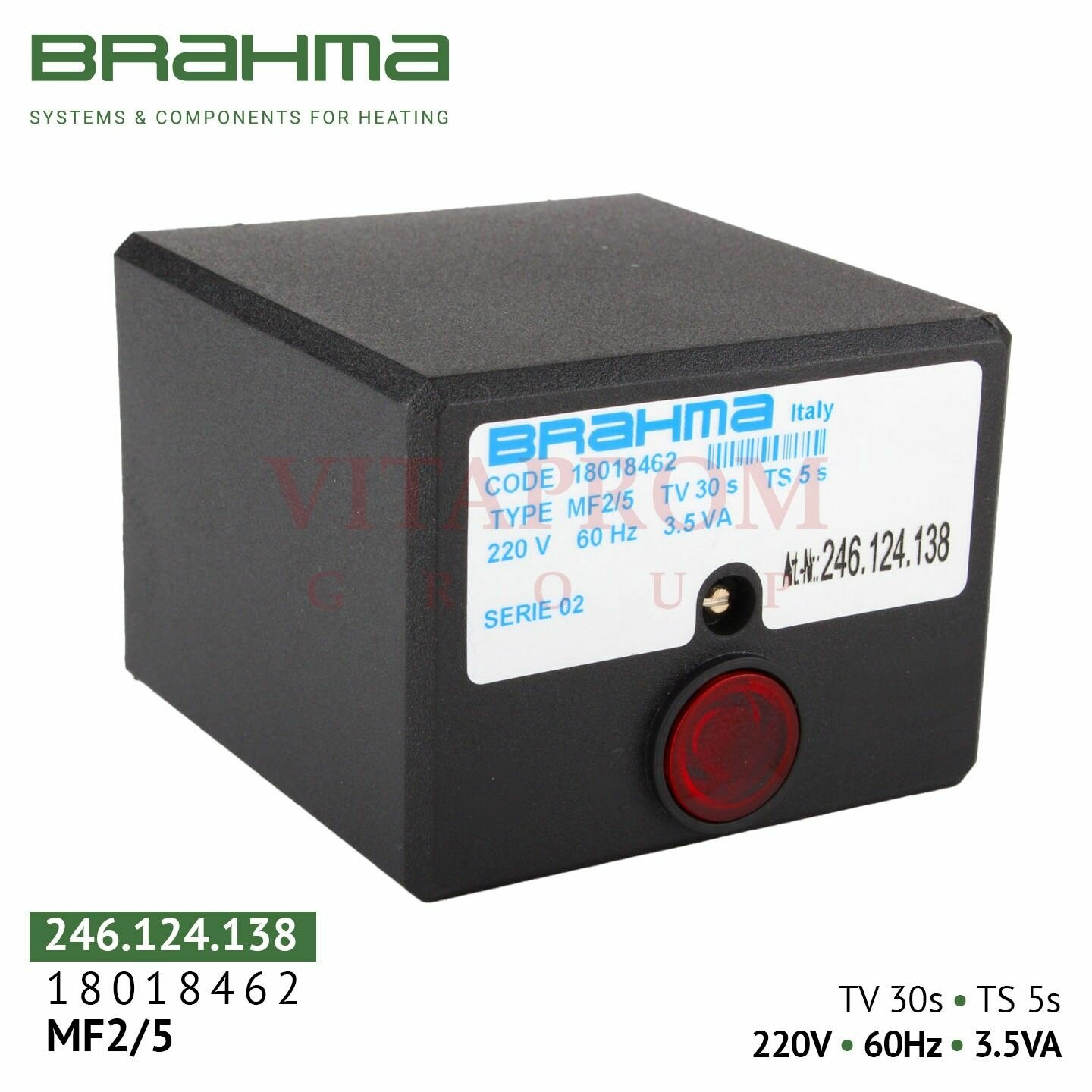 Блок управления горением Brahma MF2/5, 18018462
