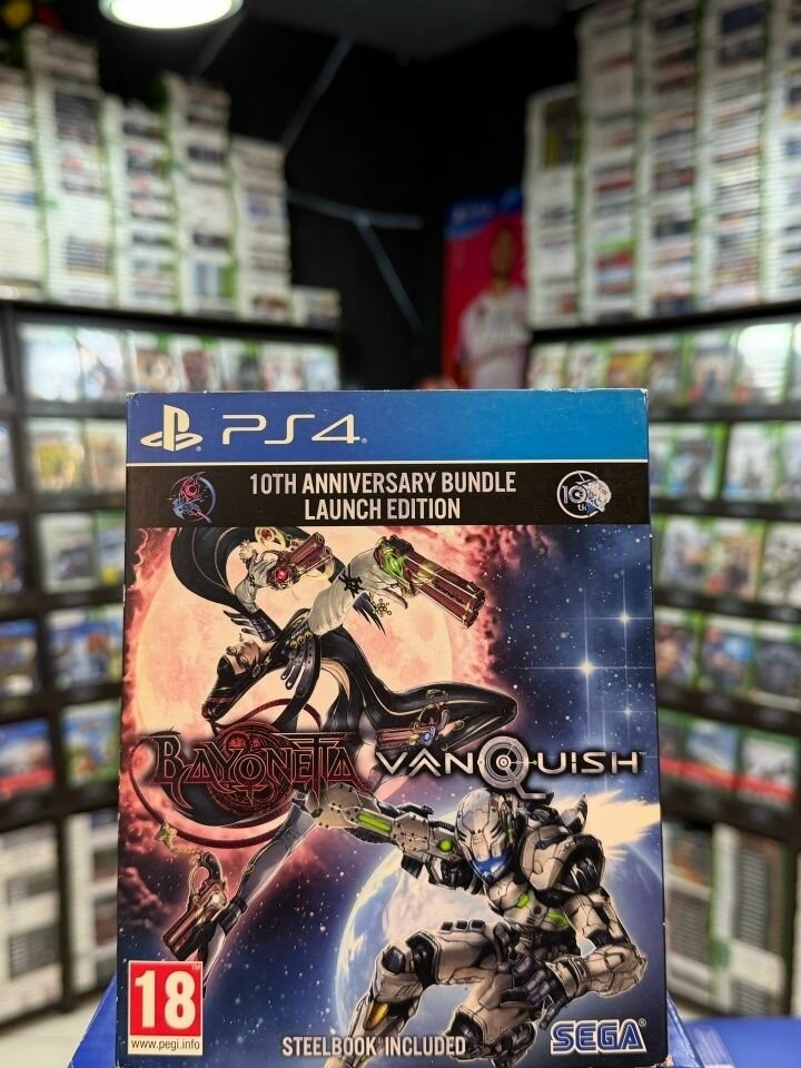 Игра Bayonetta and Vanquish Steelbook Edition PS4 (Box)