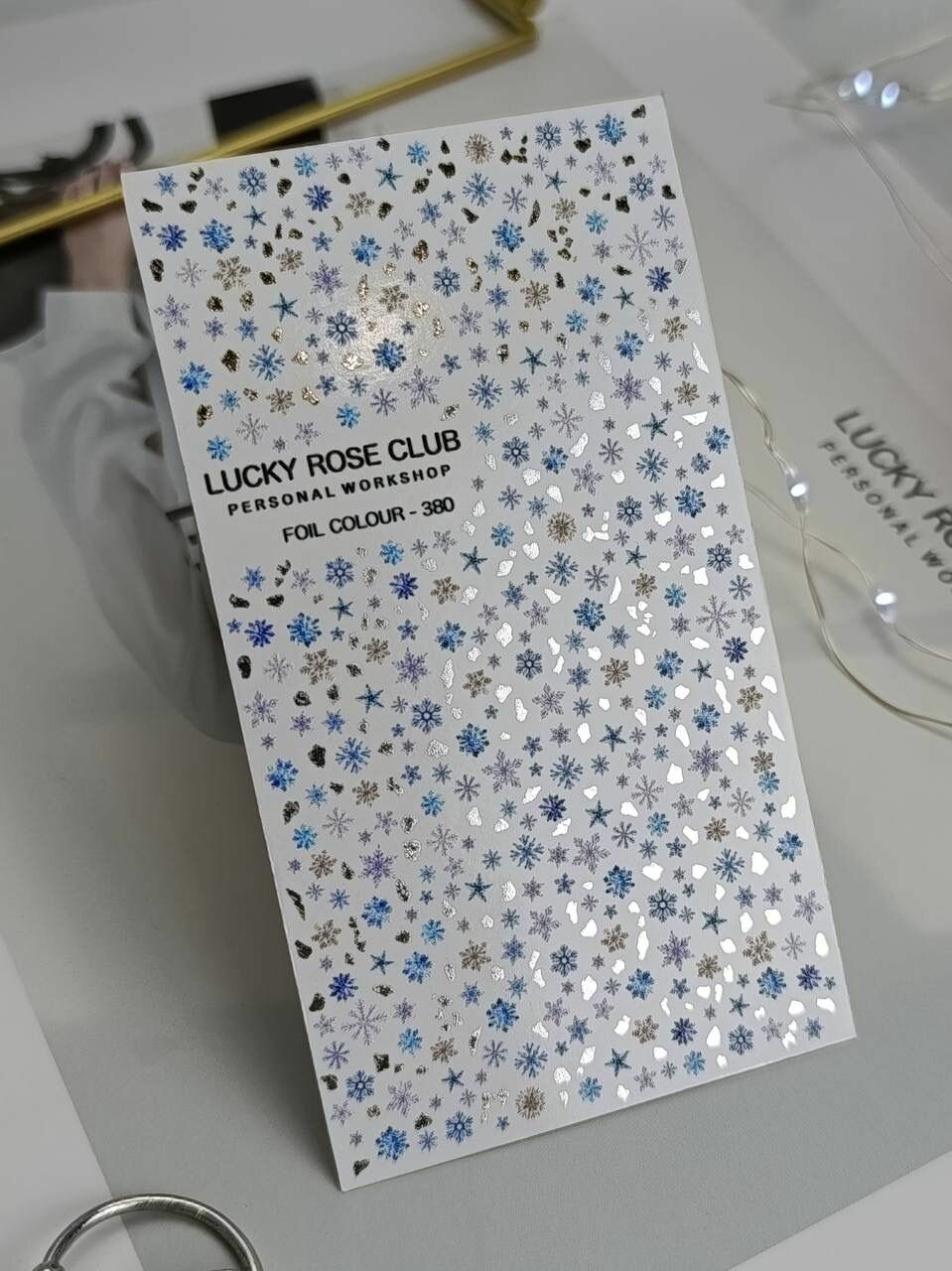 Слайдеры LUCKY ROSE FOIL COLOUR 380
