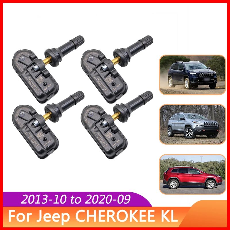 4 шт. 68249197AA 68239720AB для Jeep CHEROKEE KL 2013-2020 системы контроля давления в шинах 434 МГц датчик давления в шинах