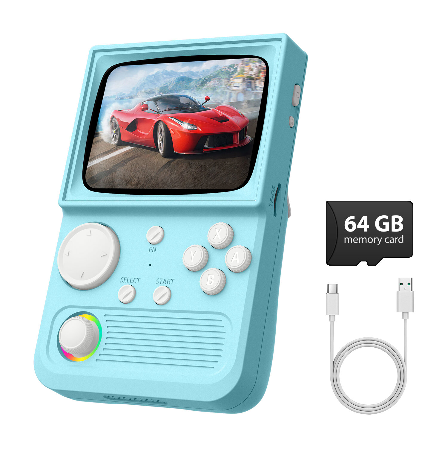 XISKT 2025 обновление R36T реtro портативная игровая консоль поддерживает 4G/5G WiFi мультиплеер, с 25 эмуляторов 18000+ игр