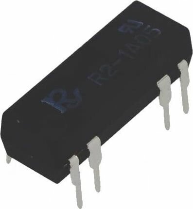 Реле RAYEX R2-1A05 герконовое SPST-NO Uобмотки 5ВDC 1А макс.250ВDC 10ВА 1 шт