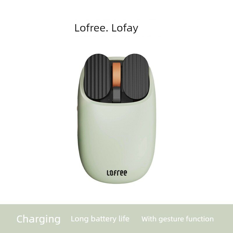 Маленькая мышь с лепестками Lofree, беспроводная, 2,4G, Ulian, Bluetooth, двухрежимная игра, маленькая роза, маленькая