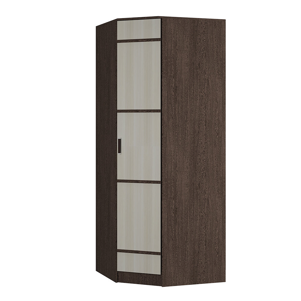 "Сакура" шкаф угловой венге/лоредо нов. (BTS)