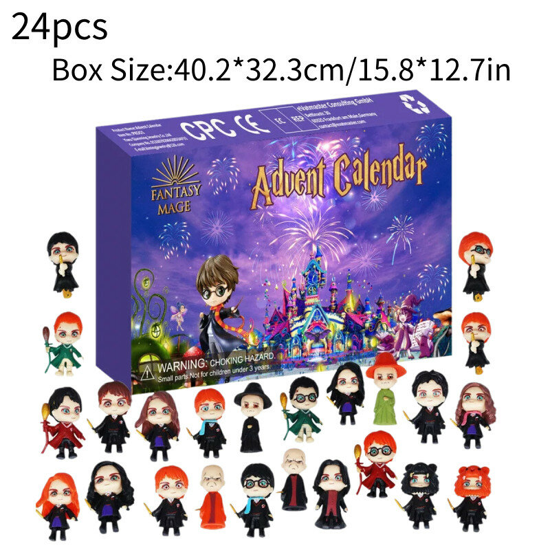 Colorful potter blind box holiday gift set with fun collectible toy surprises