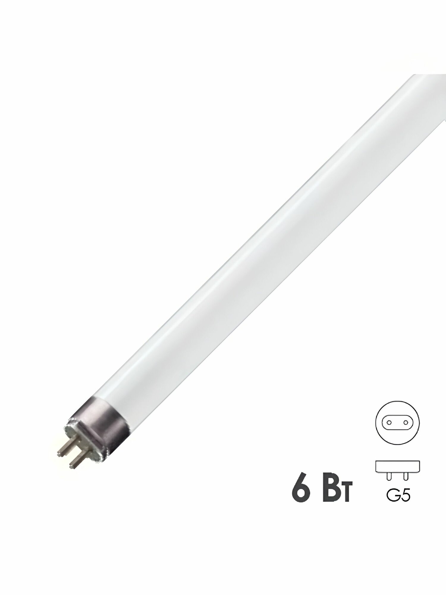 Лампа сушка гель-лака-полимер LightBest BL 6W T5 G5 355-385nm L212 mm