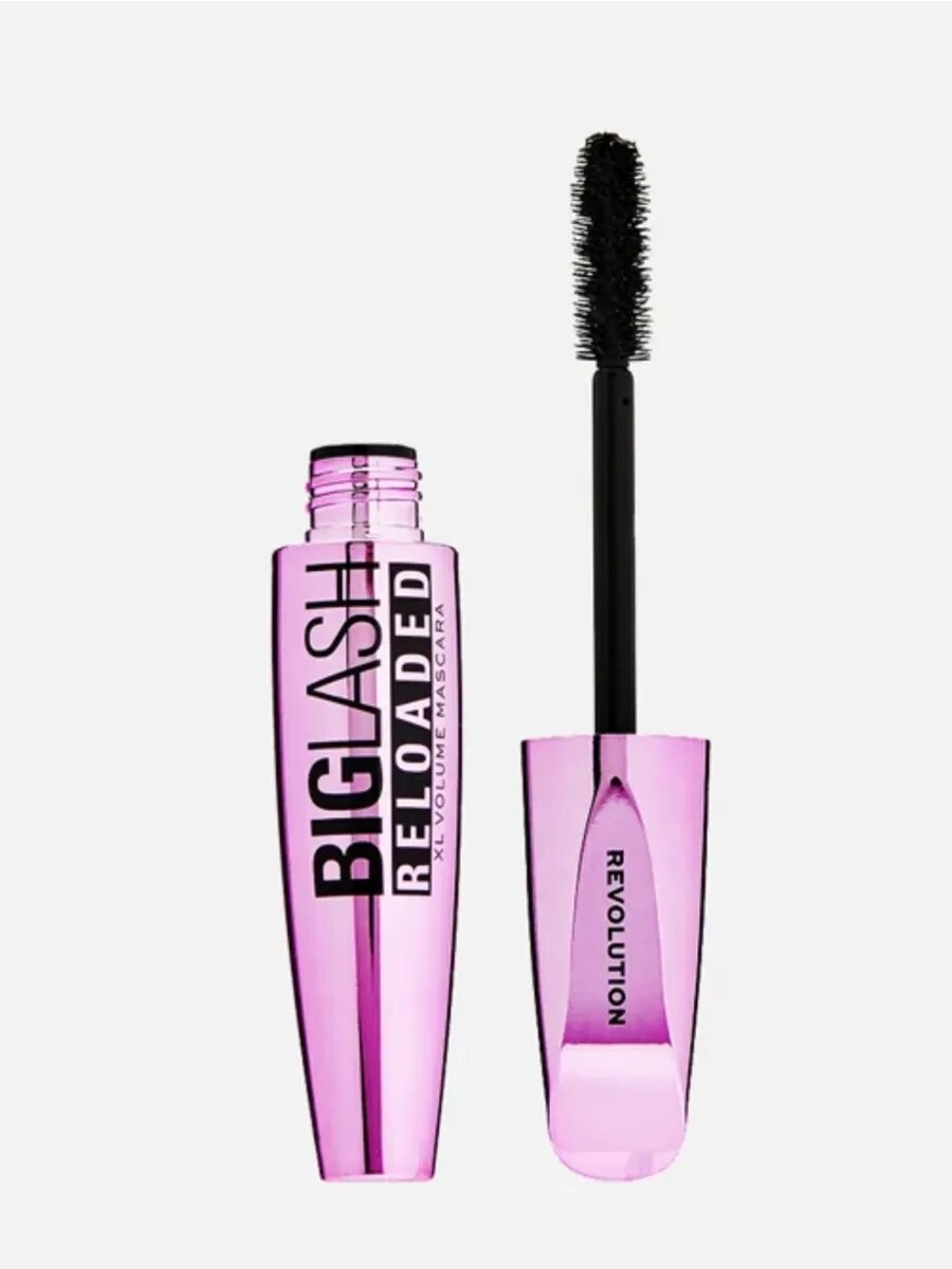 Тушь для ресниц MAKEUP REVOLUTION big lash reloaded xl volume mascara Черный