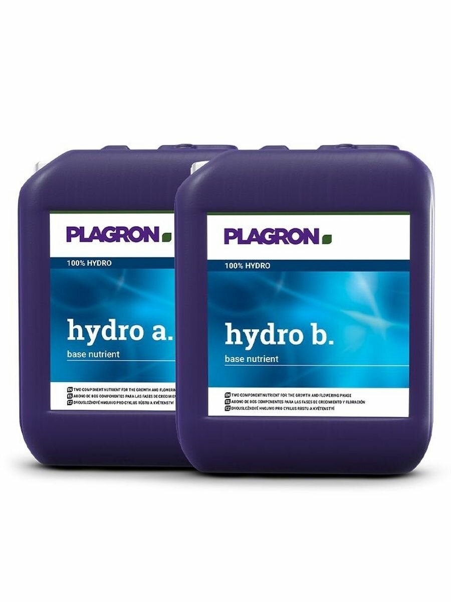 Удобрение для гидропоники Plagron Hydro A+B 5 л