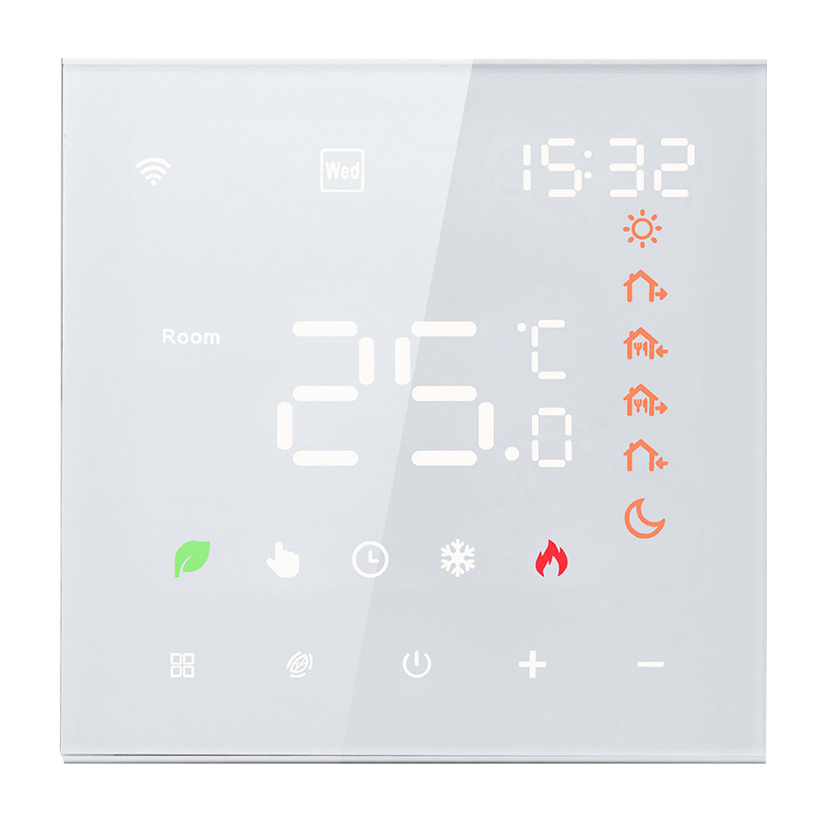 Умный термостат Tuya WiFi с голосовым управлением, программируемый ЖК-дисплей 3A, сенсорный экран, регулятор температуры теплого пола, интеллектуальная стена для воды, совместимая с Amazon Home