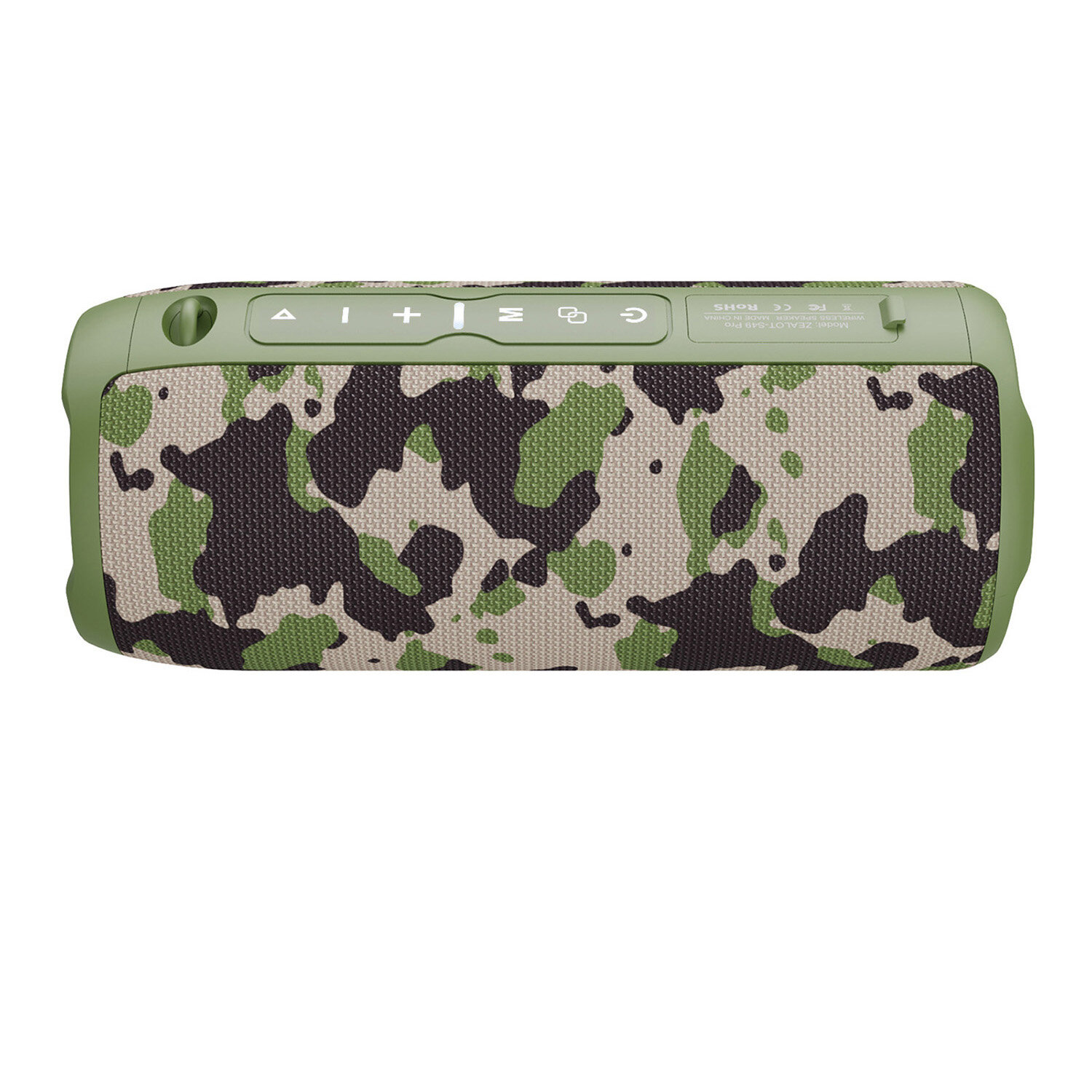 ZEALOT S49PRO Портативный беспроводной колонка с технологией BT 5.2 IPX6 Водонепроницаемая колонка HiFi Звук AUX TF Карта RGB Освещение Длинное время работы Компактная и портативная Черный Синий Камуфляж Серый 20W 3600mAh 57mm*2 86*86*204mm 780g 1 Шт