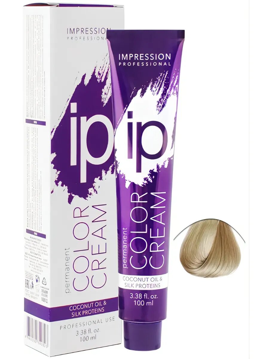 Стойкая крем-краска тон "Очень светлый блонд 9.0"