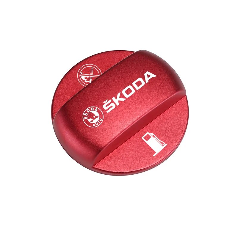 Автомобильная крышка топливного бака, крышки бензобака, аксессуары для Skoda Octavia Kodiaq Enyaq iV Kamiq Scala Superb Fabia Rapid Karoq red