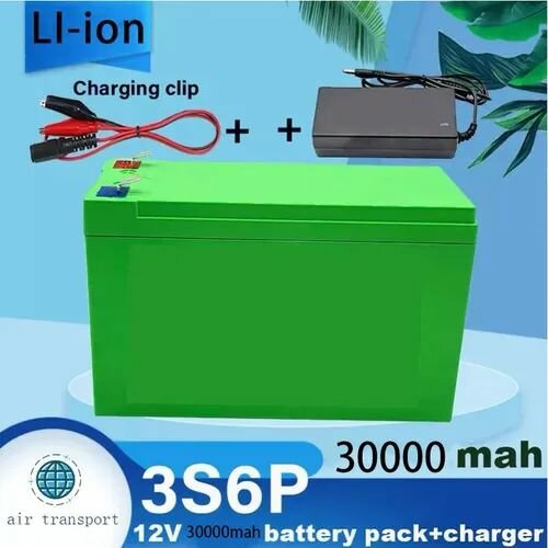 Литиевая батарея 12 В 30 Ач, подходит для электровелосипедов, опрыскивателей