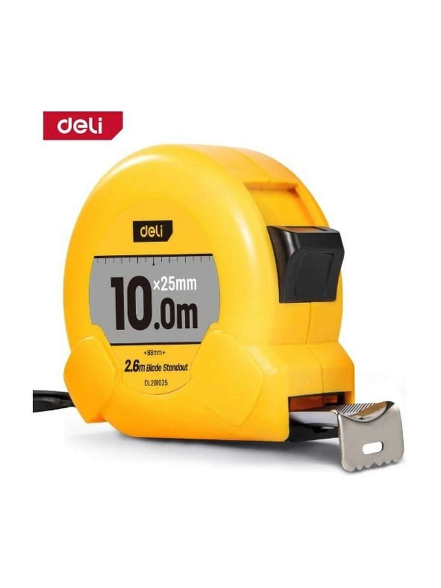 Рулетка DELI DL281025 метрическая 10м*25мм