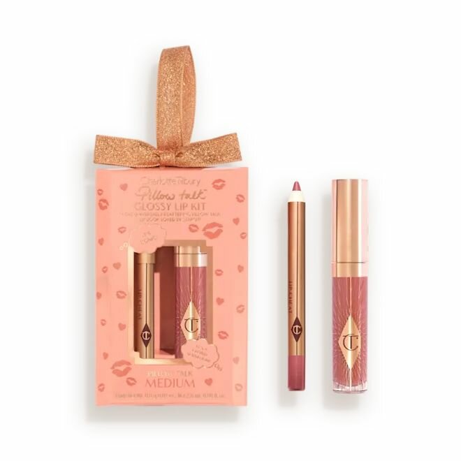 Charlotte Tilbury Мини-набор для губ Glossy Lip Kit (Pillow Talk Medium)