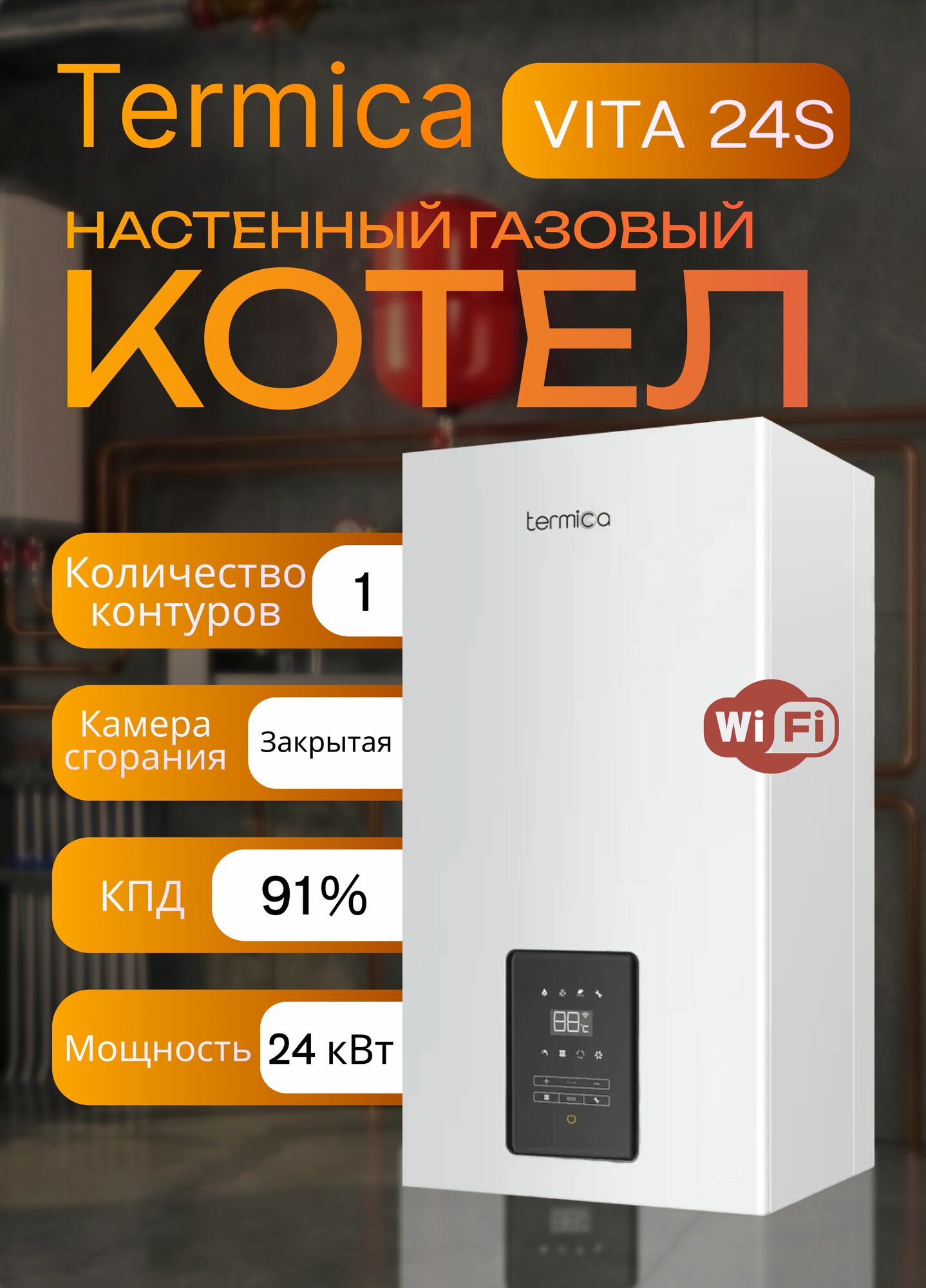 Termica Газовый котел одноконтурный Vita 24 S