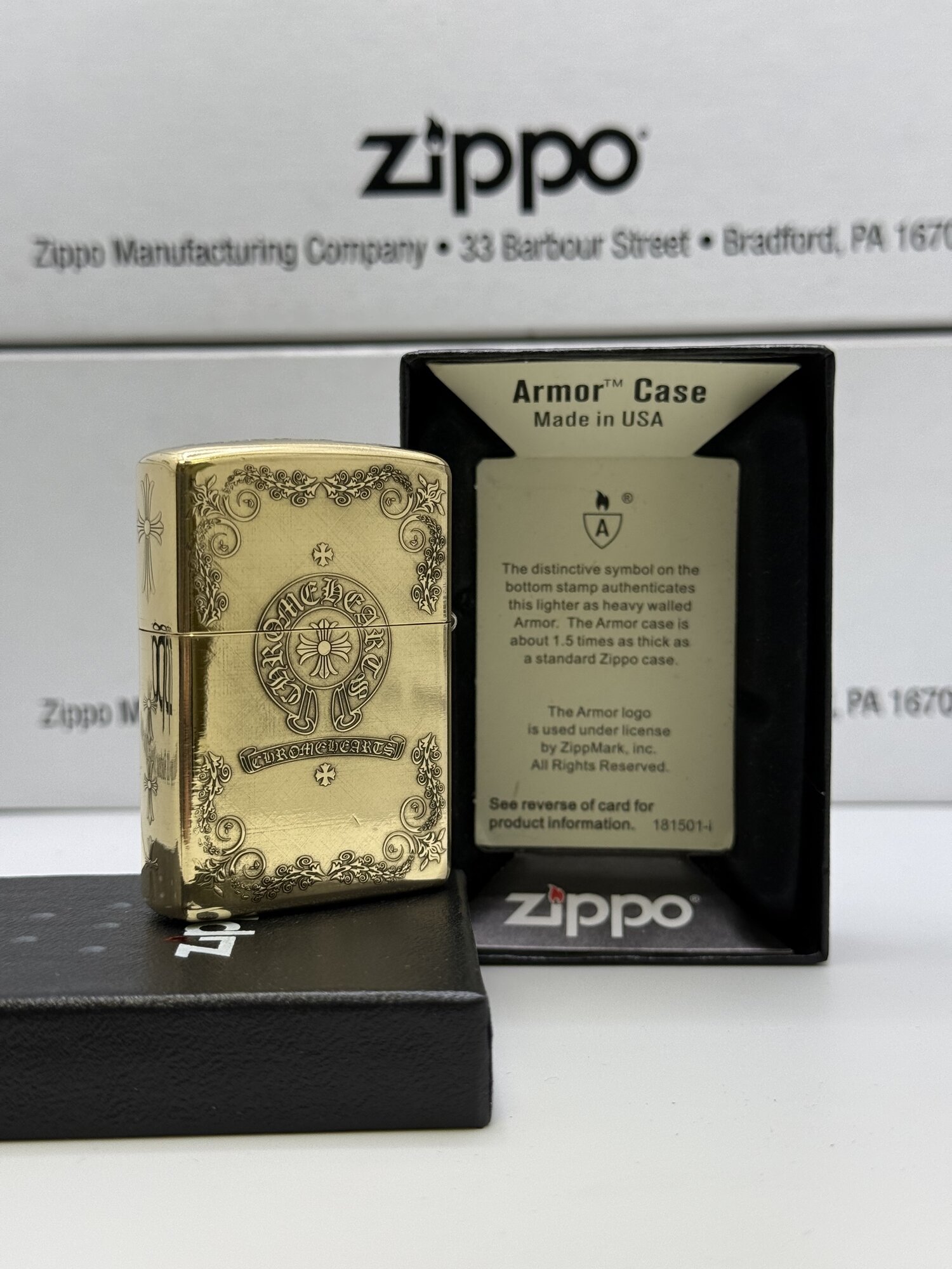 Zippo Chrome Hearts