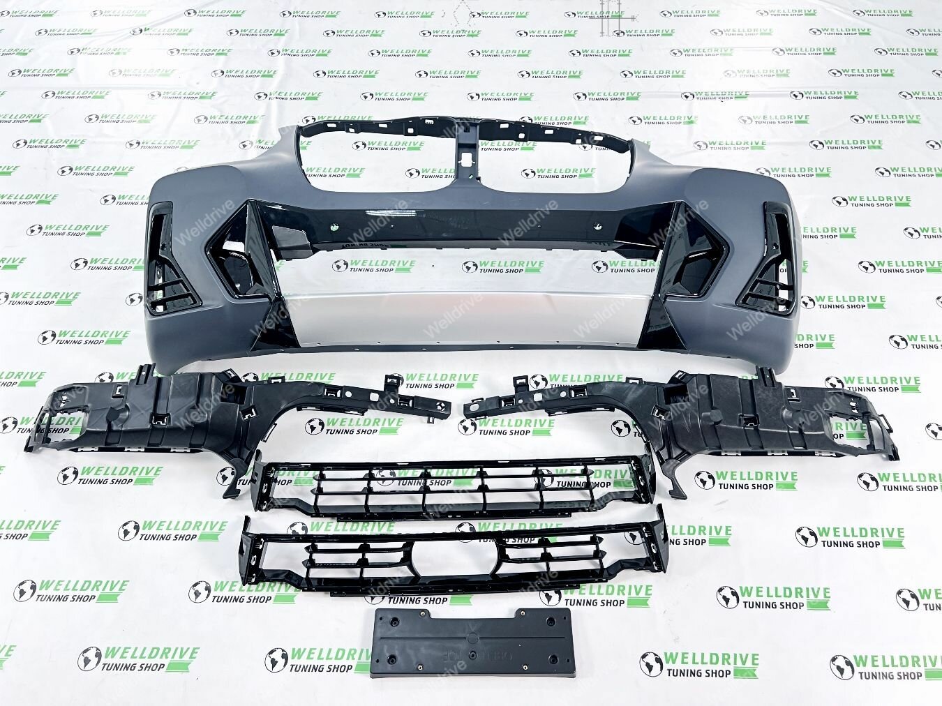 Бампер передний BMW X3 G01 рестайлинг 21-н. в. в стиле M-Tech М-Пакет