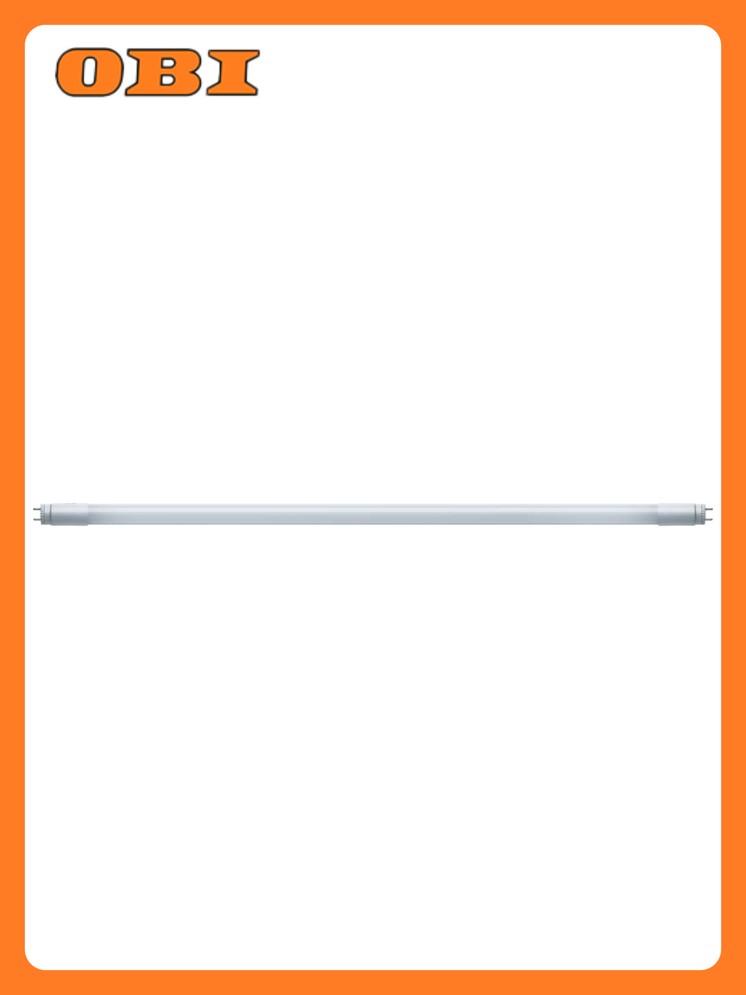 Лампа светодиодная т8 тр G13 18 Вт 4000 К холодный свет