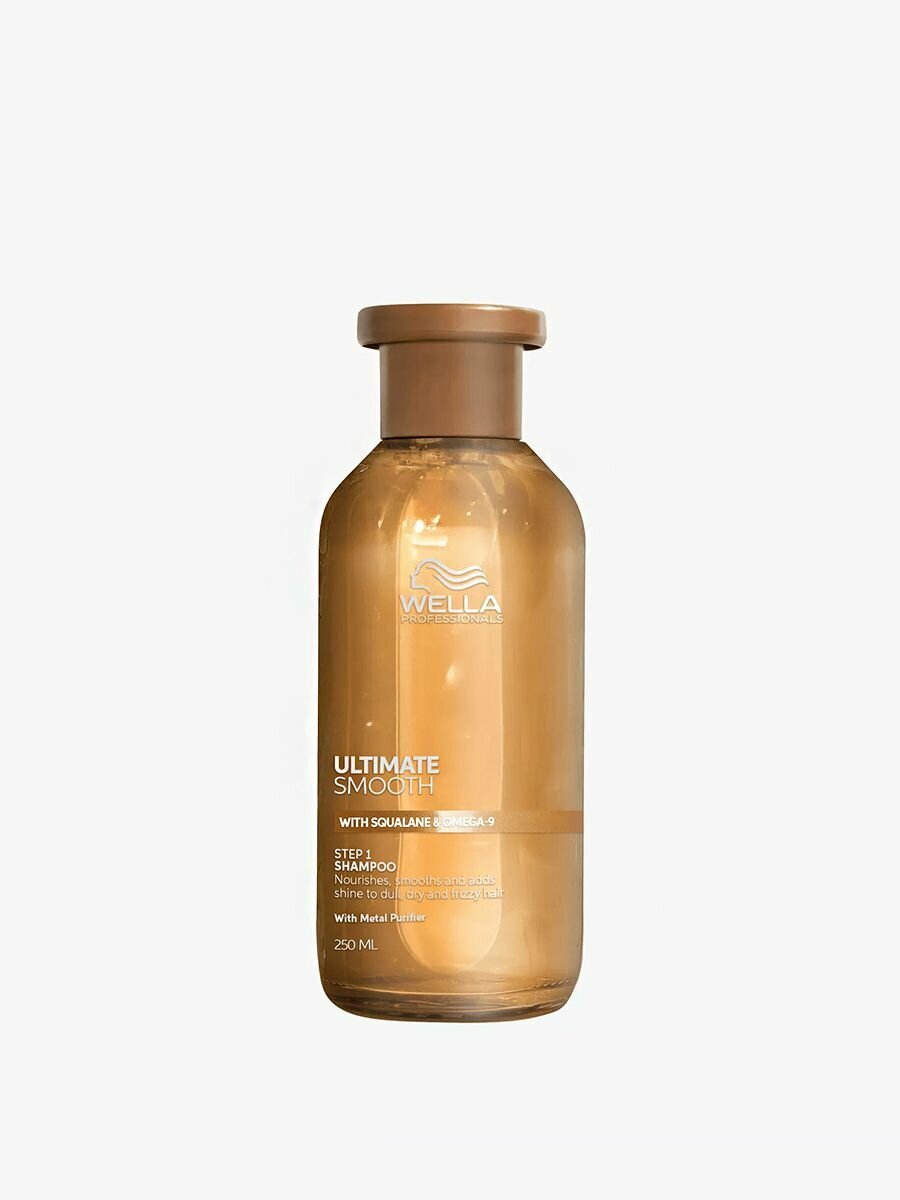 Wella Professionals Шампунь для тусклых, сухих и вьющихся волос ULTIMATE SMOOTH, 250 мл