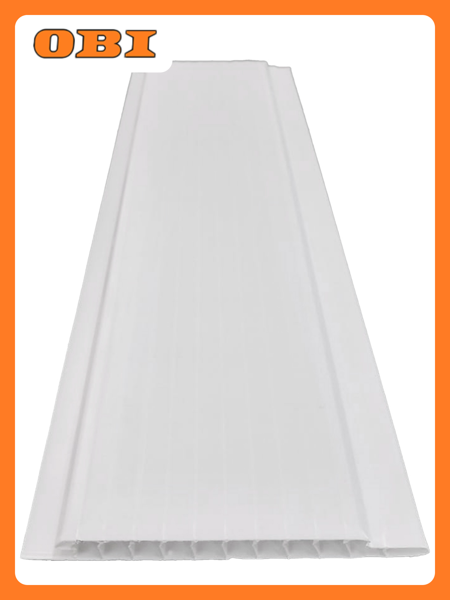 Панели ПВХ Stella Standard, влагостойкие, для балкона, белые, 3000x100x8 мм