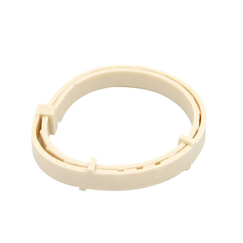 Белый ошейник с обычным порошком для контроля блох и клещей у собак, одиночный экземпляр в OPP-пакете