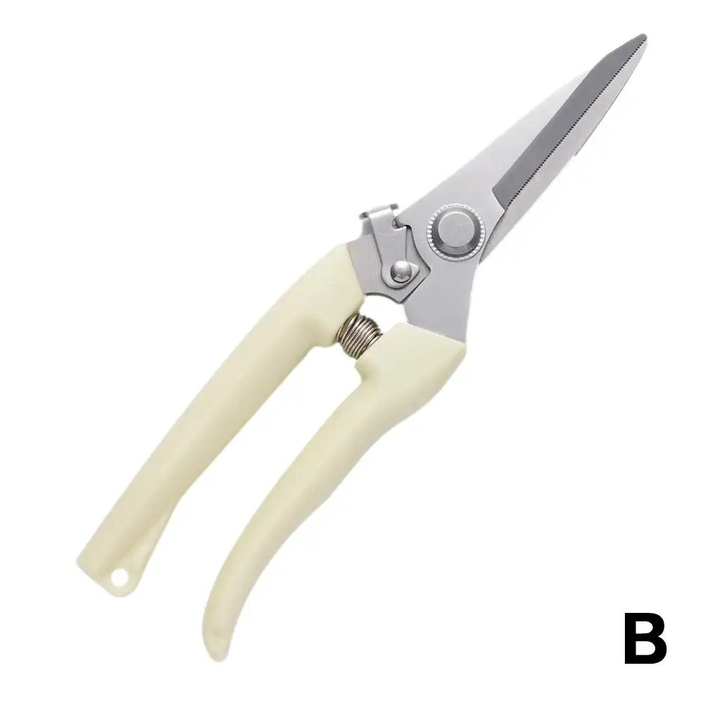 Садовые ножницы из стали SK-5, желтые Straight scissors