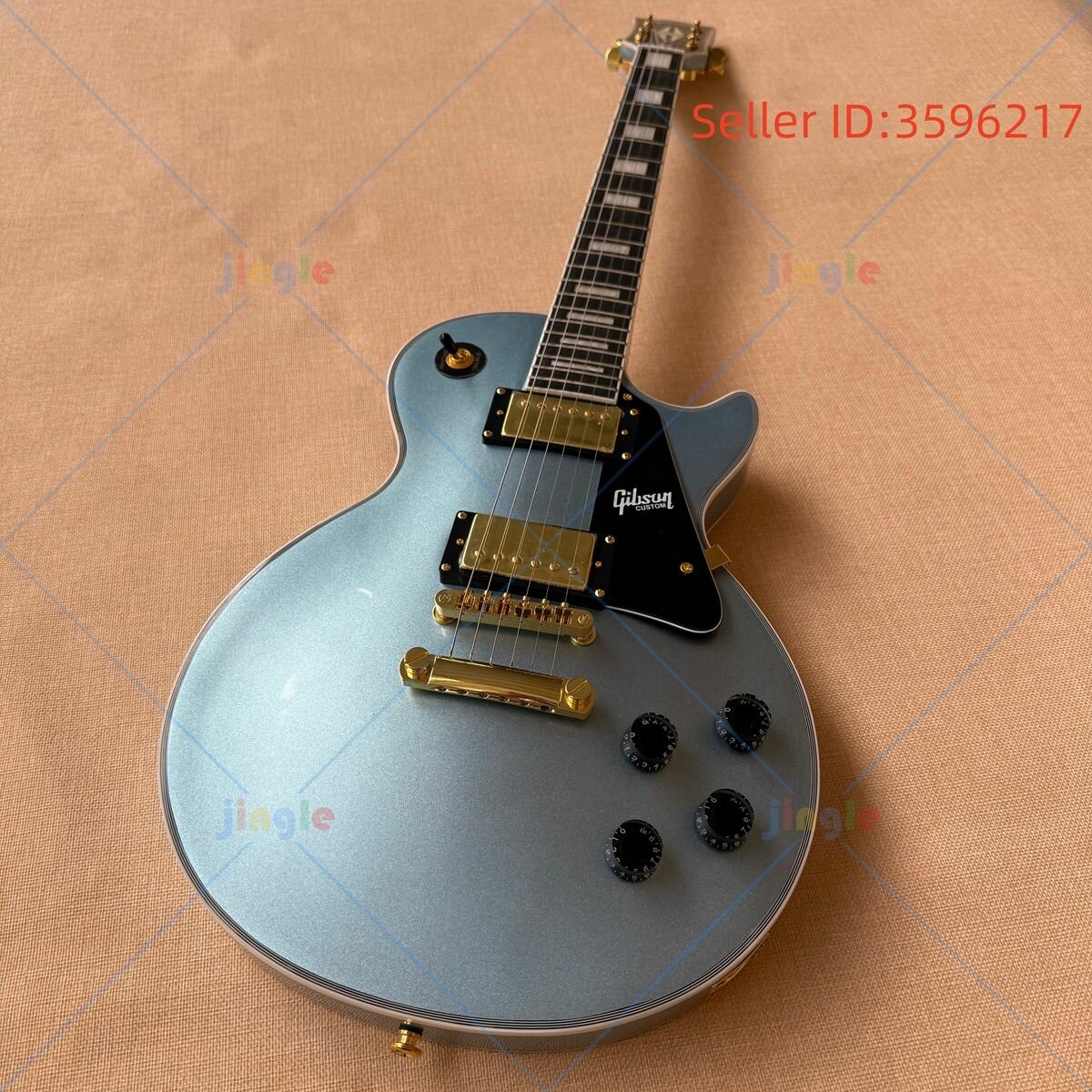 Электрогитара Gibson Les Paul Custom Pelham Blue