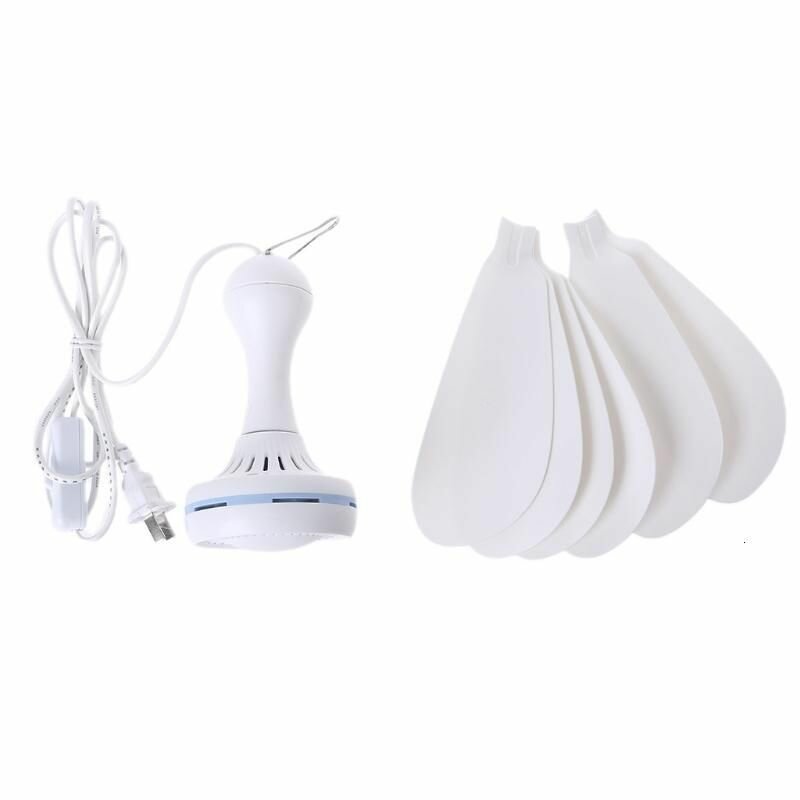 Мини потолочный вентилятор 220В 20Вт 6 лопастей 42см с одной скоростью и кабелем 1.8м