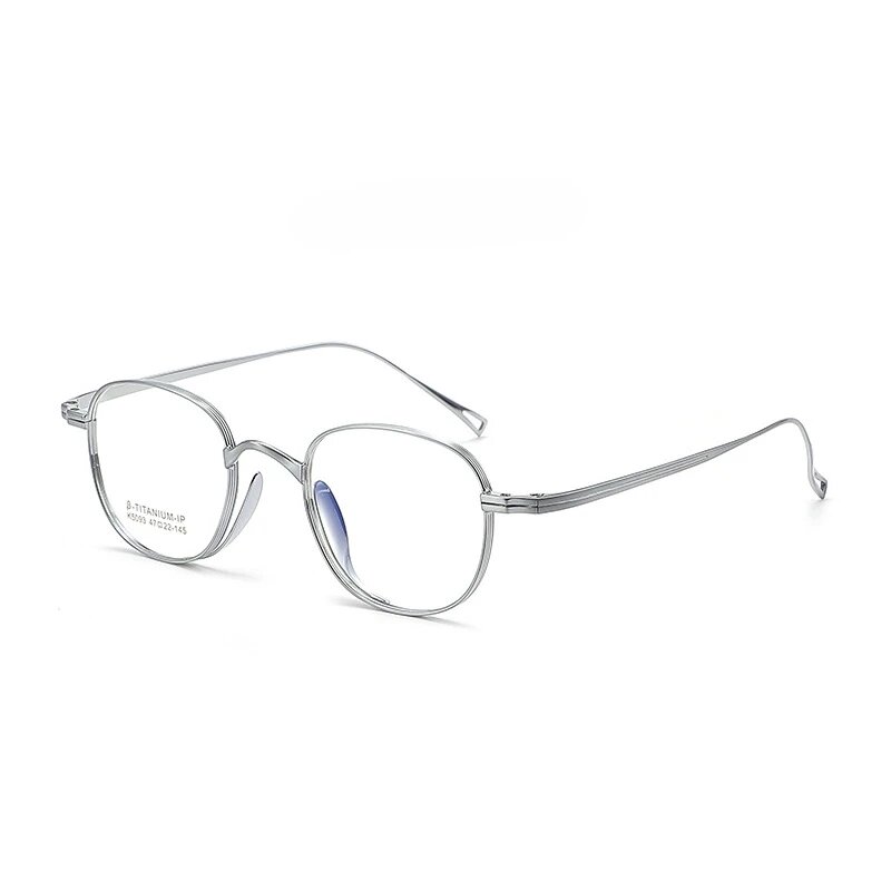 ULtra Light анти-чистый титан оправа для очков близорукость высота номер IP-покрытие японский дизайнер оправа для очков по рецепту Silver