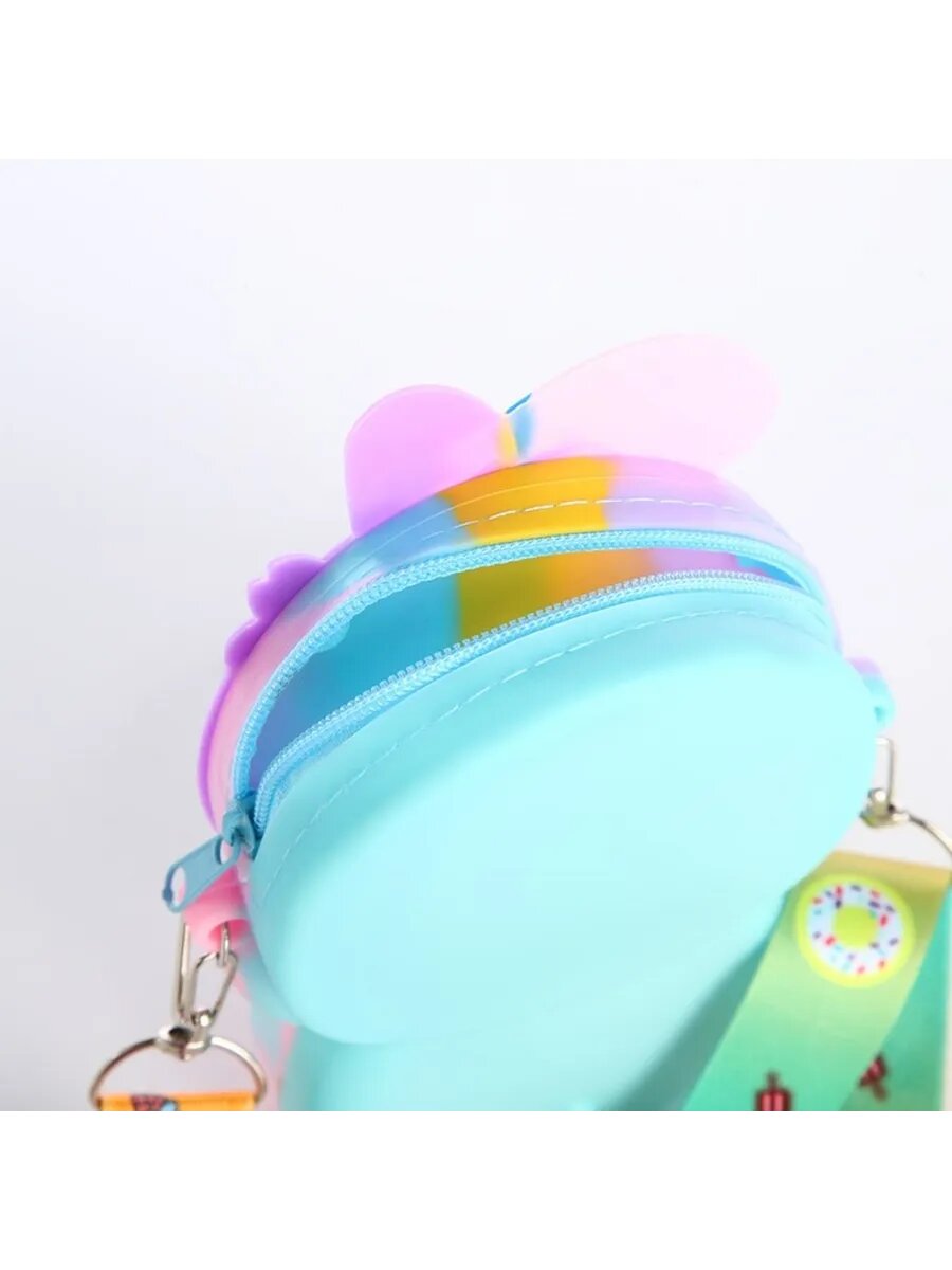 Яркая детская сумка с поп ит для девочек