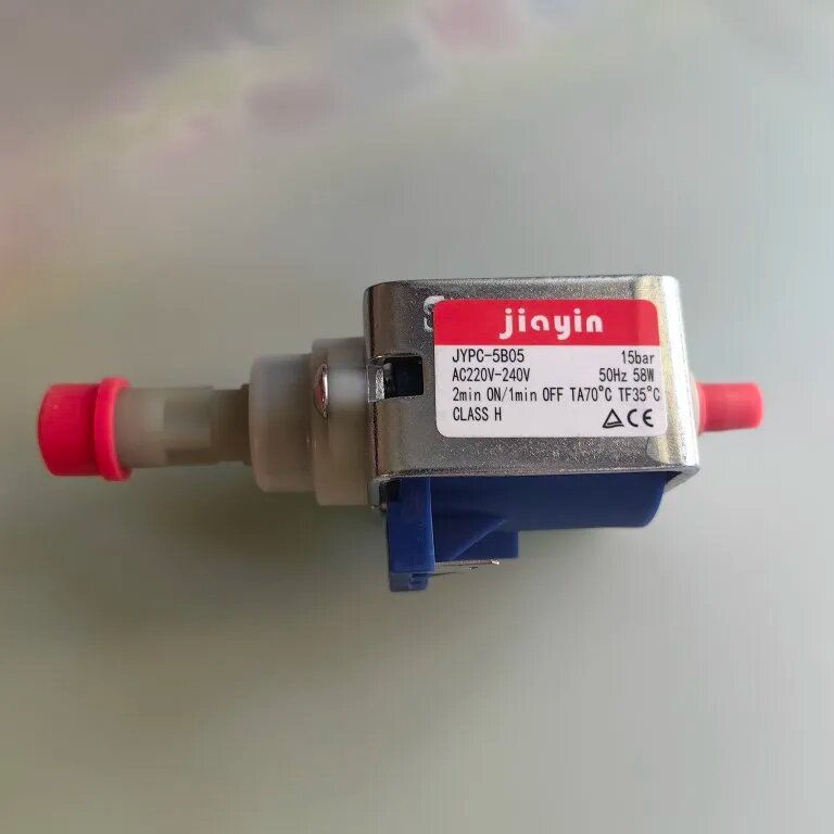 Jiayin JYPC-5B05 58 Вт переменного тока 220 В-240 В электромагнитный электромагнитный насос для утюгов паровая швабра отпариватель для одежды части клапана кофемашины