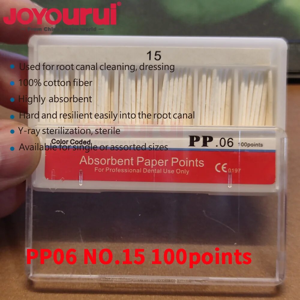 Бумажные наконечники стоматологические JOYOURUI PP06-NO.15