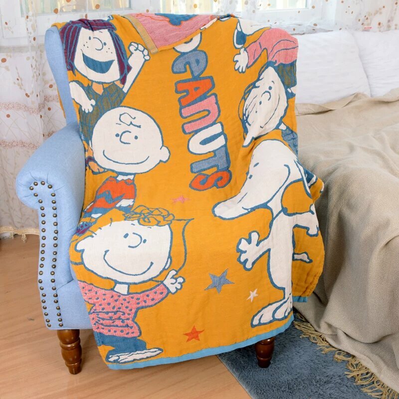 Мягкое хлопковое пляжное полотенце для детей, 160x80 см, узор с щенками