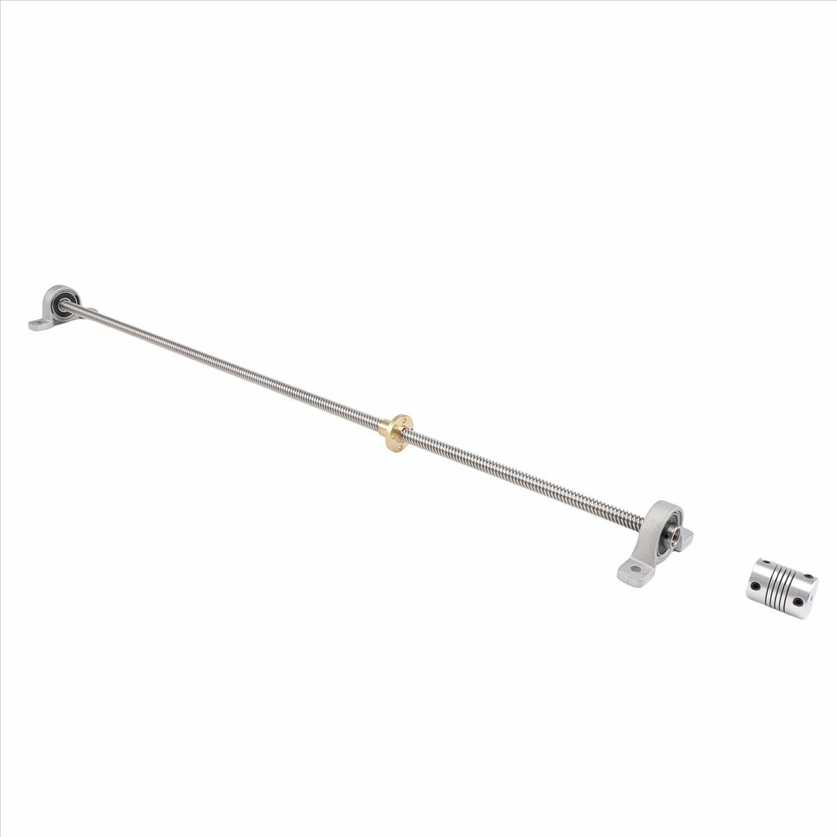 T8 8 мм 500 мм ходовой винт с гайкой подушка, установленный на блоке ЧПУ для 3D-принтера