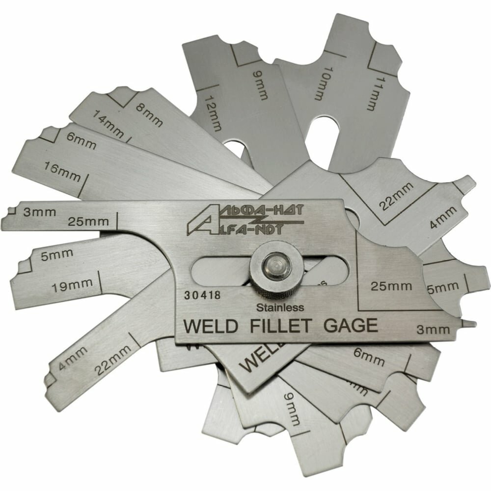 Измеритель параметров катетов угловых швов альфа-ндт WG5