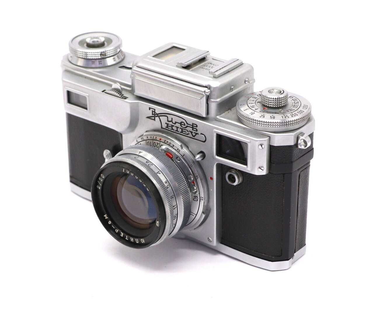 Пленочный советский фотоаппарат Киев 4 + Юпитер-8М